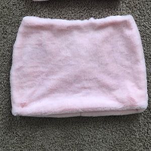 The Fashion Bar | Other | Light Pink Fur Two Piece Set | Poshmark